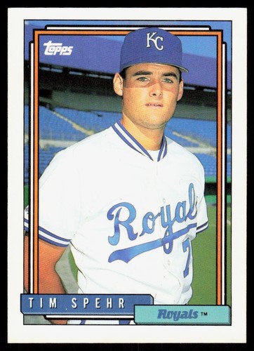 1992 Topps 342 Tim Spehr Kansas City Royals | eBay