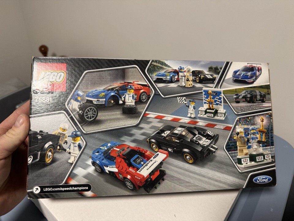 LEGO 75881 SPEED CHAMPIONS 2016 FORD GT & 1966 FORD GT40 NEW IN SEALED ...
