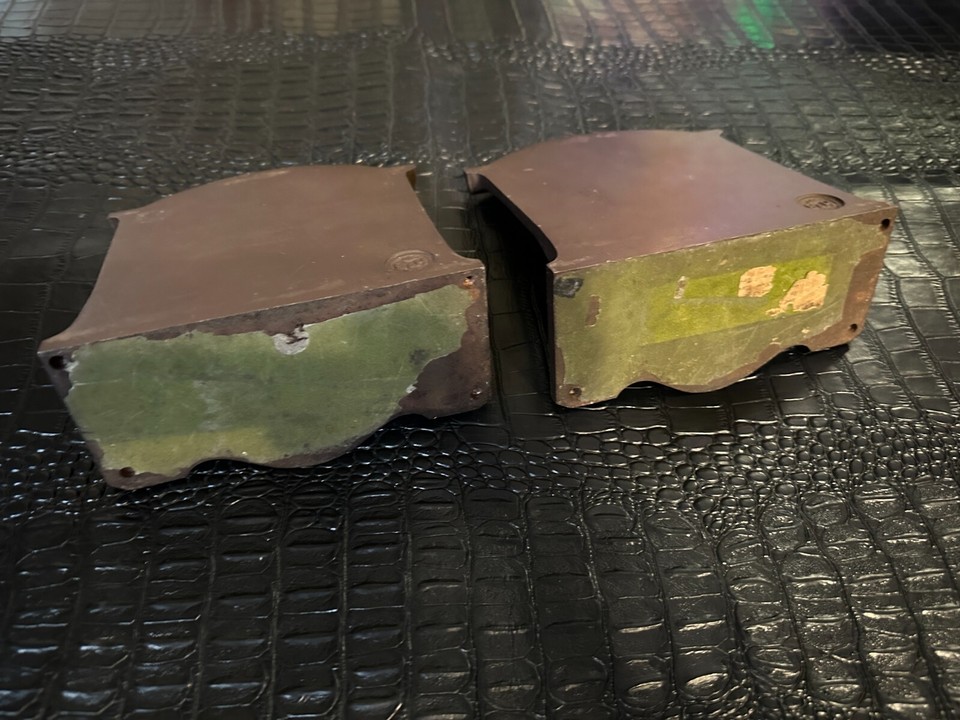 Antique Arts Crafts BRADLEY HUBBARD Cast Iron BOOKEND Set - YALE ...