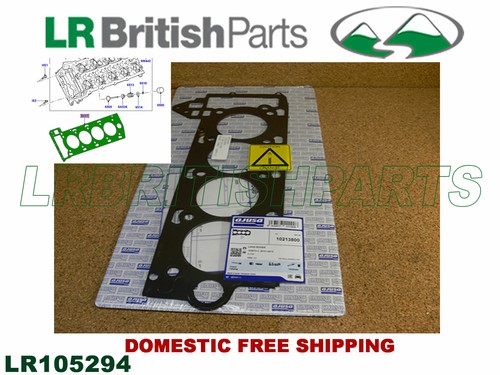 LAND ROVER CYLINDER HEAD GASKET LAND ROVER 5.0L & 5.0L SC RH LR105294 ...