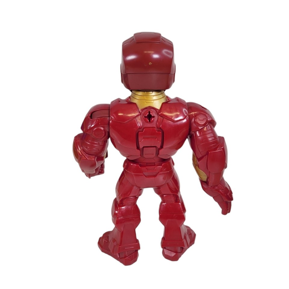 Playskool Marvel Super Hero Mega Mighties Thanos & Iron Man 10" inch ...