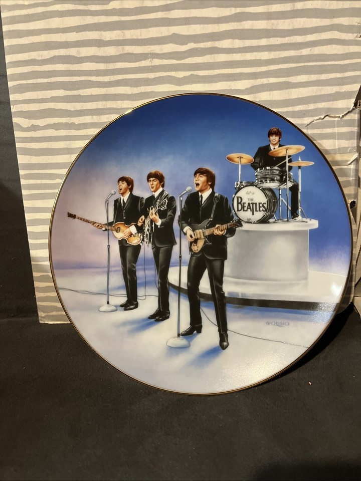 The Beatles Collectible Plates Lot of 6 Delphi Bradford Exchange w/ COA ...
