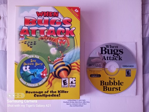 When Bugs Attack Revenge of the Killer Centipedes PC CD-ROM Opened Box | eBay