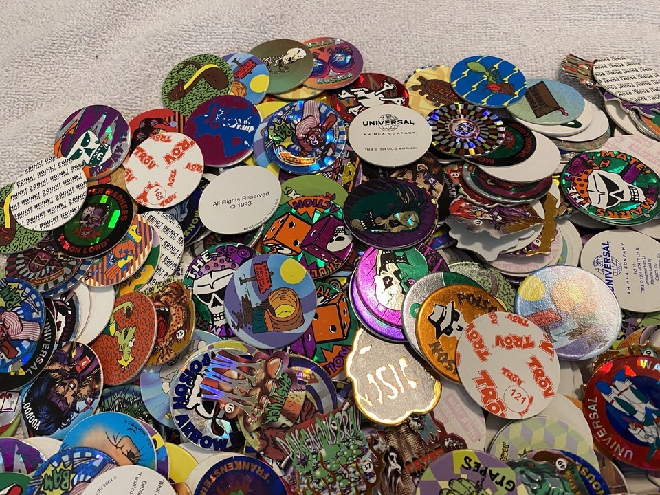 Pogs LOT OF 10 Vintage Milk Caps. Unsold Inventory From The 90s ...