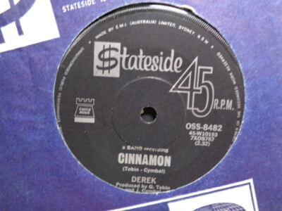 Derek "Cinnamon" 1968 STATESIDE Oz 7" 45rpm | eBay