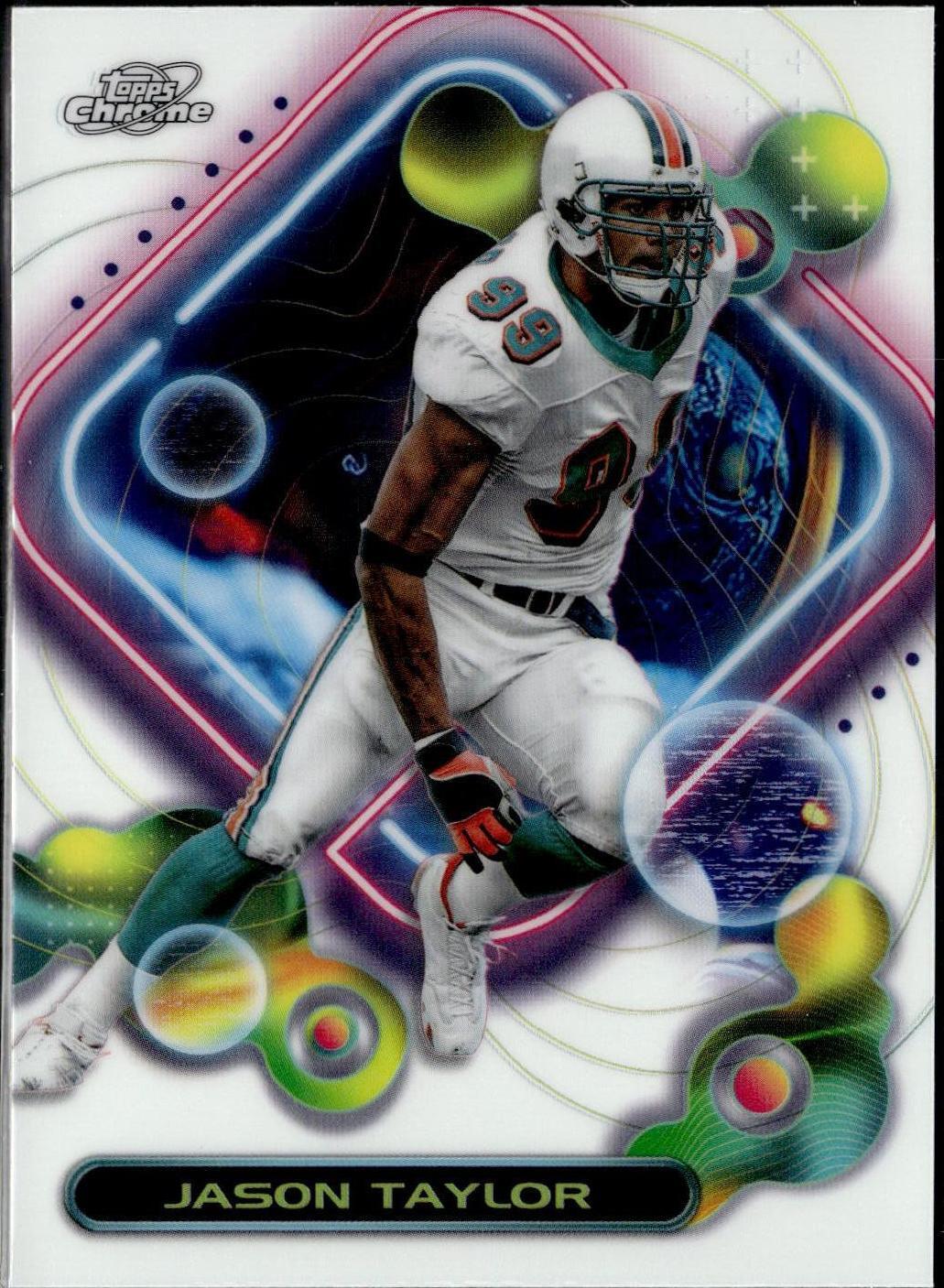 2023 Topps Composite - Cosmic Chrome Jason Taylor #278 White Hole ...