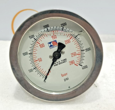 CAMERON 2711933-16 PANEL GAUGE 4000PSI FOR DIVERTER CONTROL PANEL FAST ...