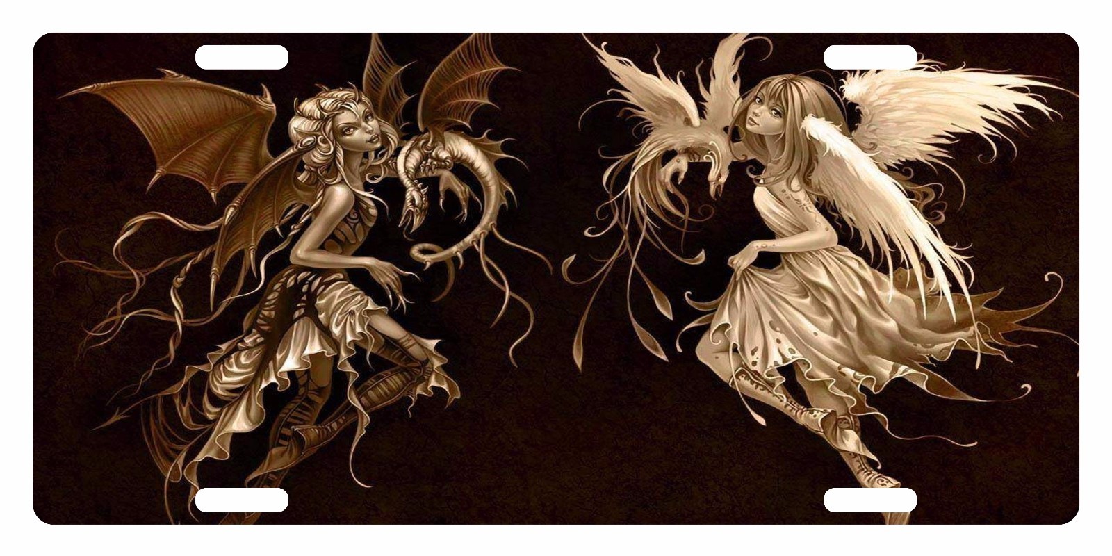 ANGEL Custom License Plate RELIGIOUS GOTHIC Emblem Version #3 | eBay