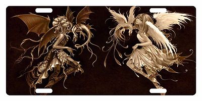 ANGEL Custom License Plate RELIGIOUS GOTHIC Emblem Version #3 | eBay