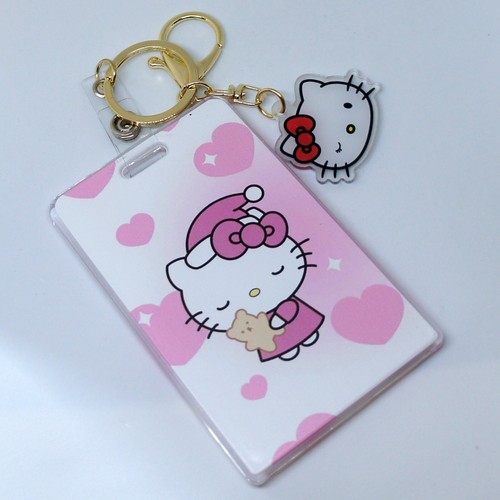 Cute Hello Kitty Key Chain ID Holder Backpack | eBay