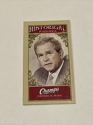 2009-10 Upper Deck Champ's Historical Figures George W Bush #579 ...