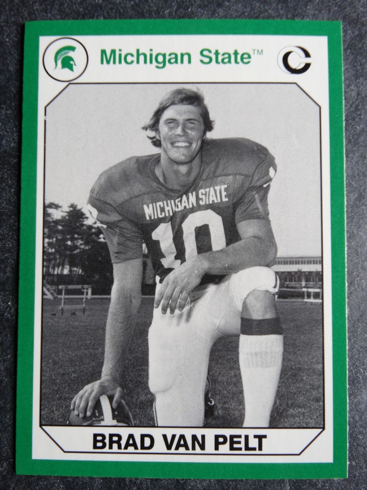 1990 Collegiate Collection Michigan State Football Card Complete Your ...