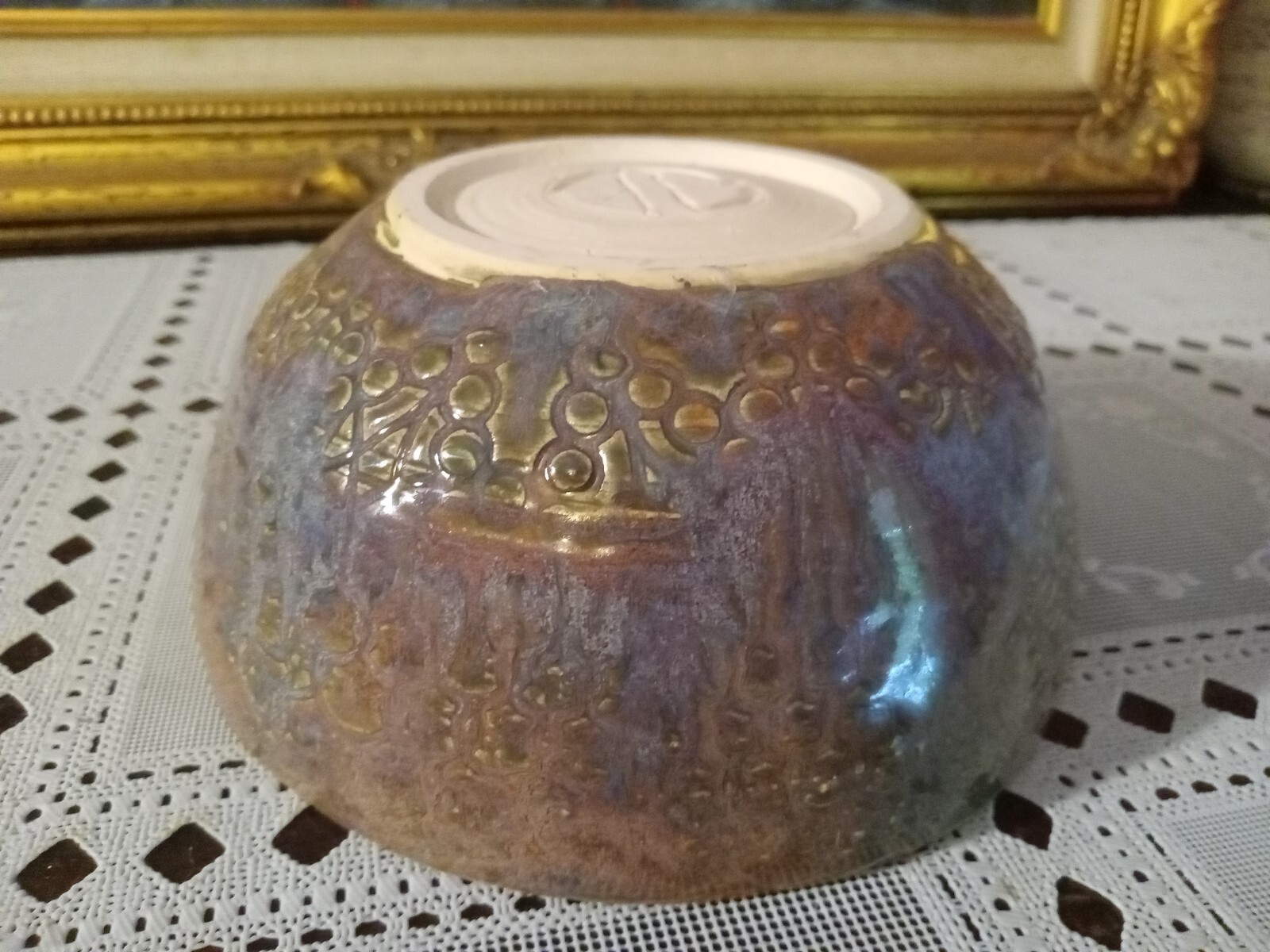 Hand Thrown And Decorated Art Pottery Bowl Signed 5.5" | eBay