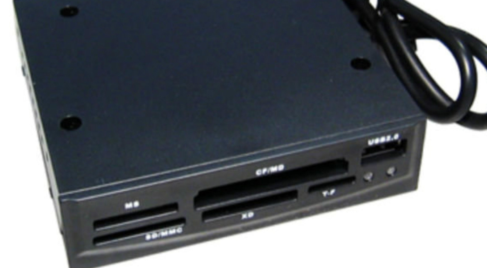 Computer PC Internal Card Reader Writer BLACK MicroSD SD SDHC COMPACT ...