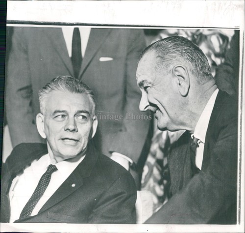 1965 Carl Buck Wa President Lyndon Johnson Cafe Owner 8X8 Historic ...