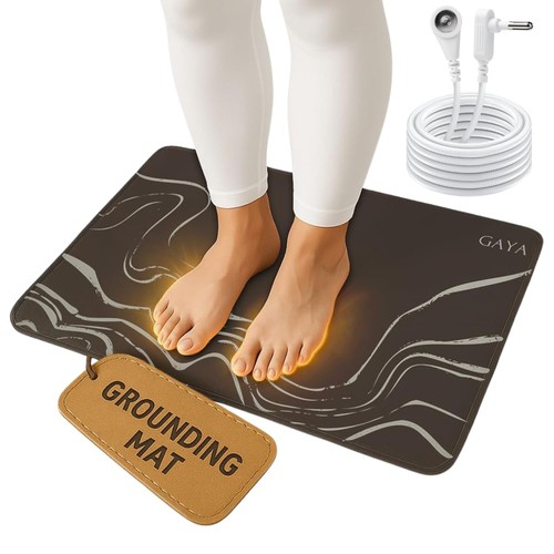 Grounding Mat for Feet, Sleep Improvement, Back Pain Relief, Muscle ...