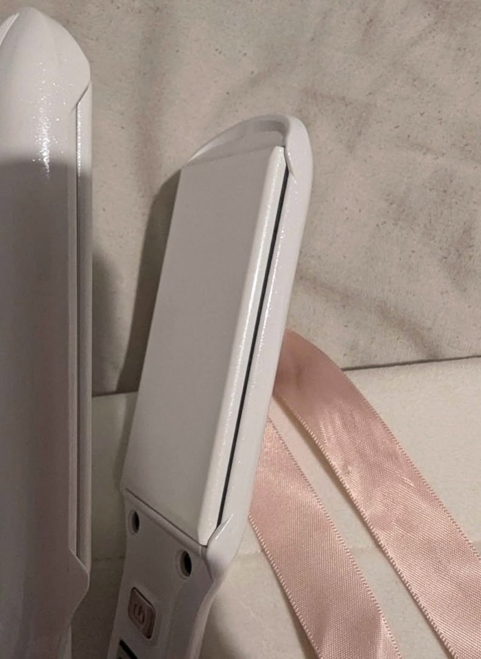 Cloud Nine Wide Iron Straighteners white with rose gold sparkle | eBay UK