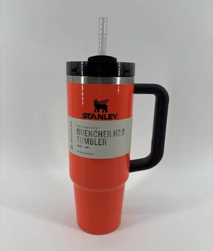 Stanley Neon Orange 30 oz Tumbler Spring Fling Collection- NWT | eBay