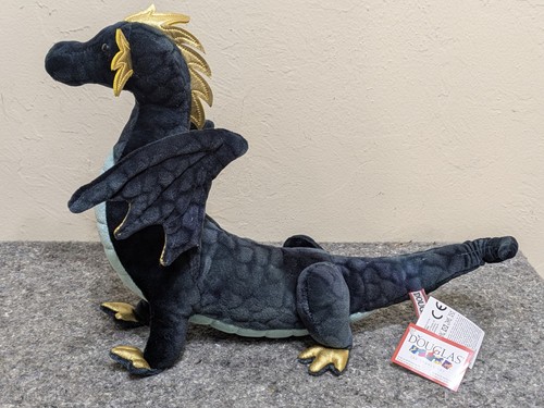 NWT Aragon 17" Plush NAVY DRAGON Stuffed Animal #727 Douglas Stuffie ...