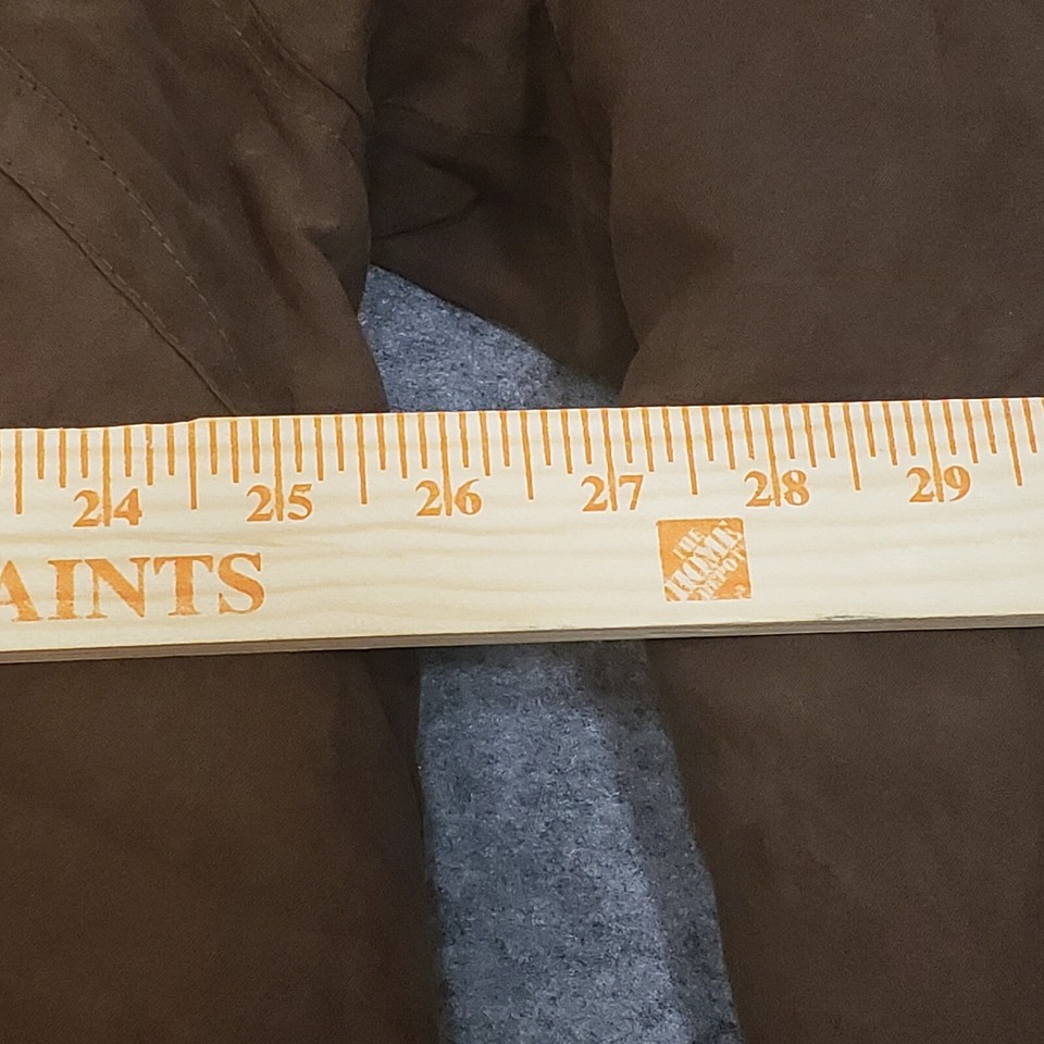 Giorgio Morandi Mens XL Microfiber Coat Parka Full Right Side Zip ...