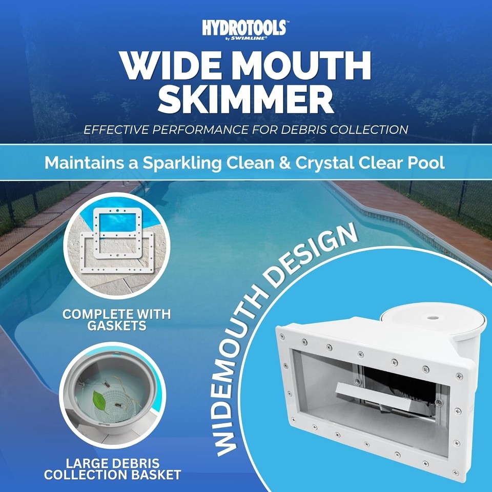 Standard Wide Mouth Above Ground Pool Skimmer Kit,Pool Skimmer,Wide ...