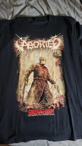 Goremageddon Aborted Band Black T-Shirt Cotton All Size | eBay