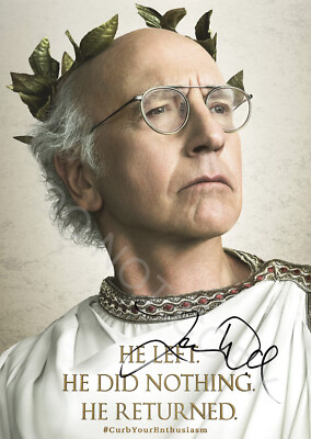 Larry David Curb Your Enthusiasm Autograph Photo RP 12x8 | eBay
