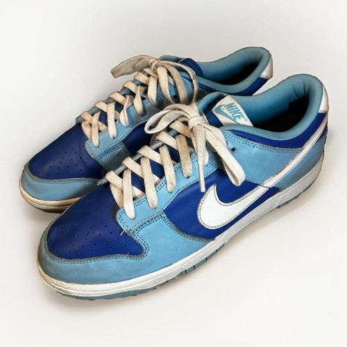 Nike DUNK LOW RETRO QS Argon White Blue Flash Sneakers Size 10.5 2022 ...