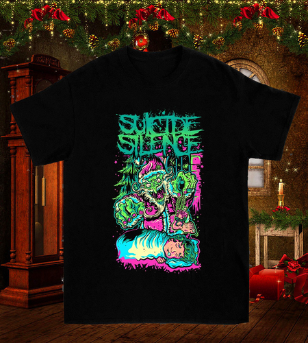 Suicide Silence Santa T Shirt Full Size S-5XL | eBay