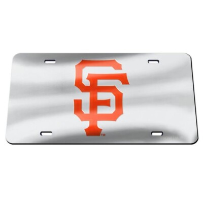 San Francisco Giants License Plate Mirrored Acrylic | eBay