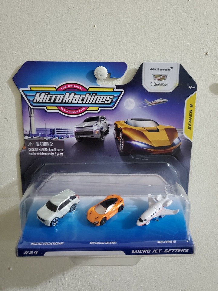 Micro Machines Jet-Setters Series 6 #24 McLaren 720S Cadillac Escalade ...
