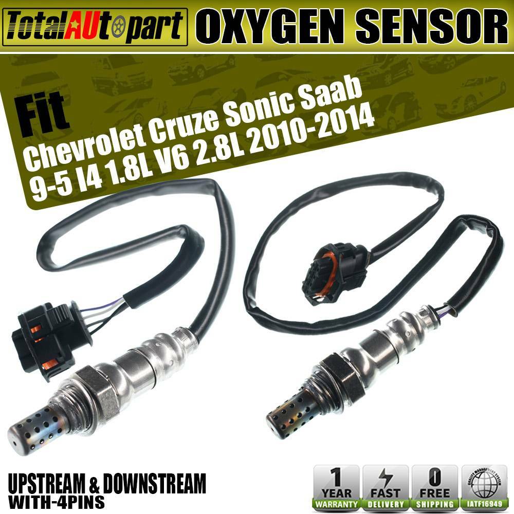 2x Oxygen O2 Sensor for Chevrolet Cruze 2011-2015 Saab 9-5 Upstream ...