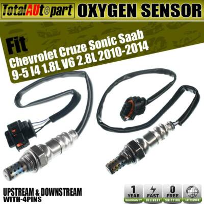2x Oxygen O2 Sensor for Chevrolet Cruze 2011-2015 Saab 9-5 Upstream ...