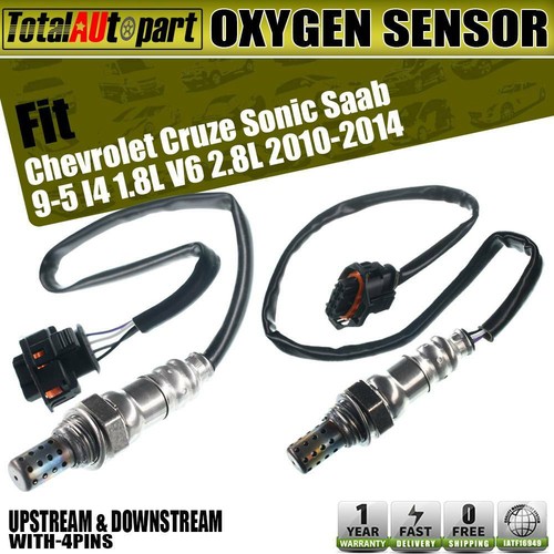 2x Oxygen O2 Sensor for Chevrolet Cruze 2011-2015 Saab 9-5 Upstream ...