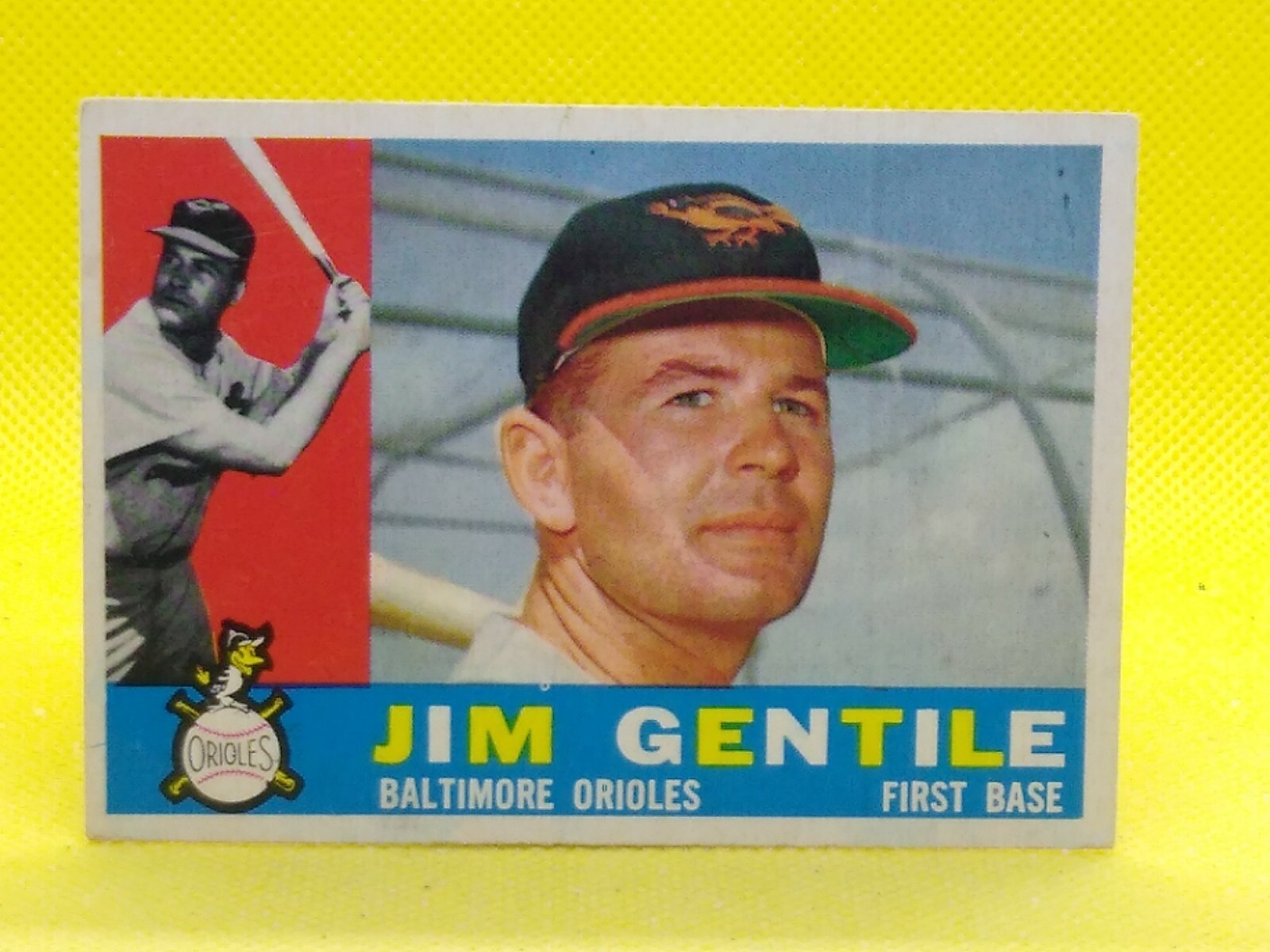 Jim Gentile 1960 Topps ROOKIE #448 | eBay