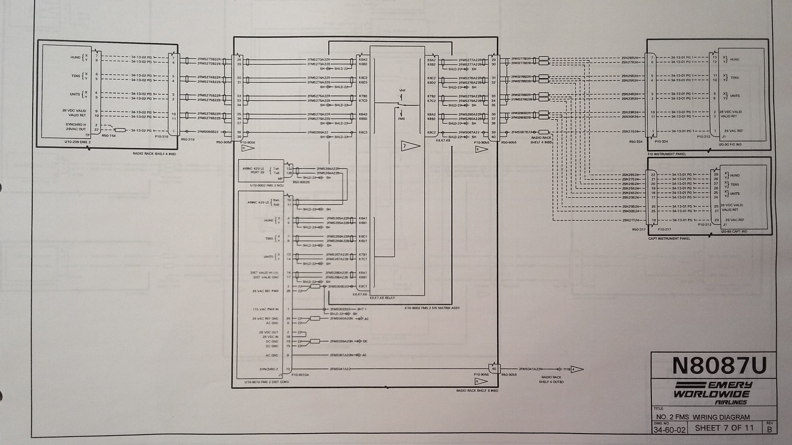 DC-8 Wiring Diagram Manual Emery & Assorted | eBay