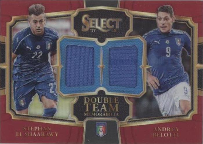 2017-18 Panini Select - Double Team Memorabilia Andrea Belotti, Stephan ...