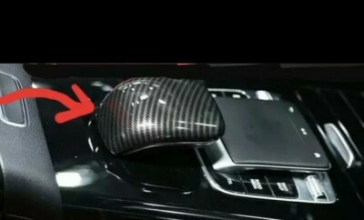 Carbon Fibre Look Gear selector / shifter trim for Mercedes A-Class CLA ...