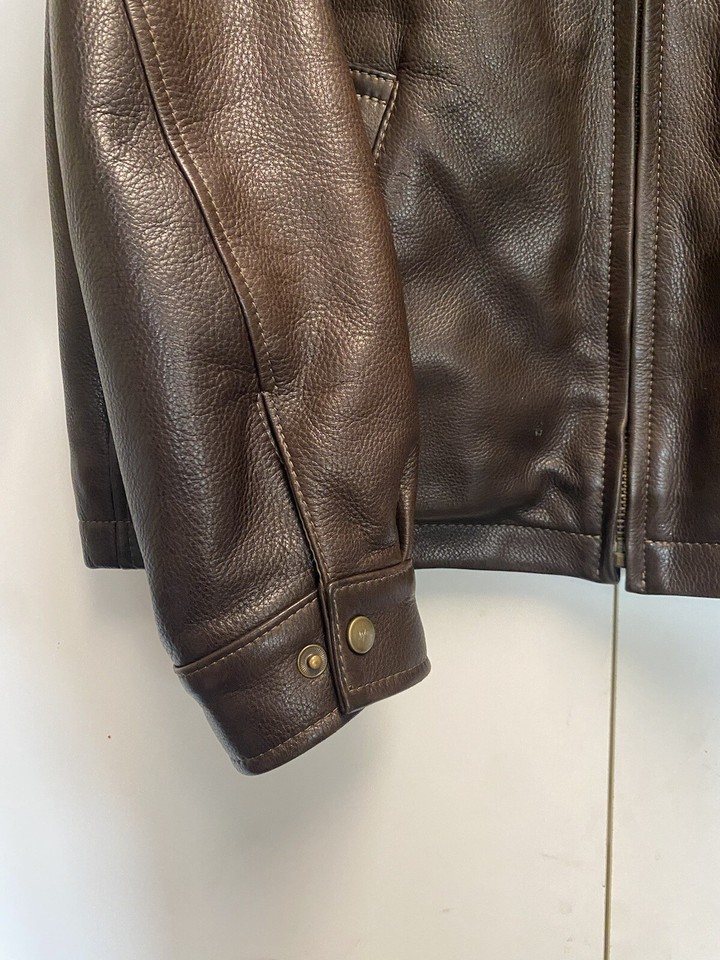Coronado Leather Company Leather Concealed Carry pocket Jacket size L ...