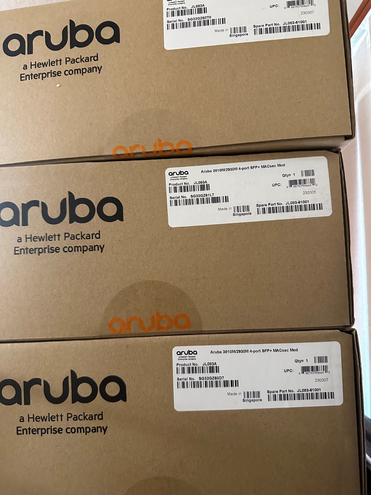 JL083A HPE Aruba 3810M 4SFP+ Module - Brand New 888793596692| eBay