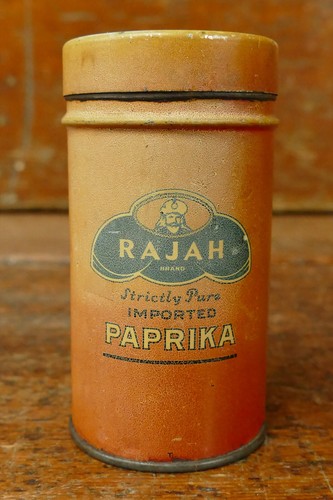 Vintage Rajah Paprika Spice Tin Great Atlantic & Pacific Tea Co ...