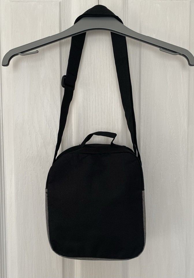 Daniel Hechter Black & Grey Sling/Shoulder Bag with Key Ring Excellent ...