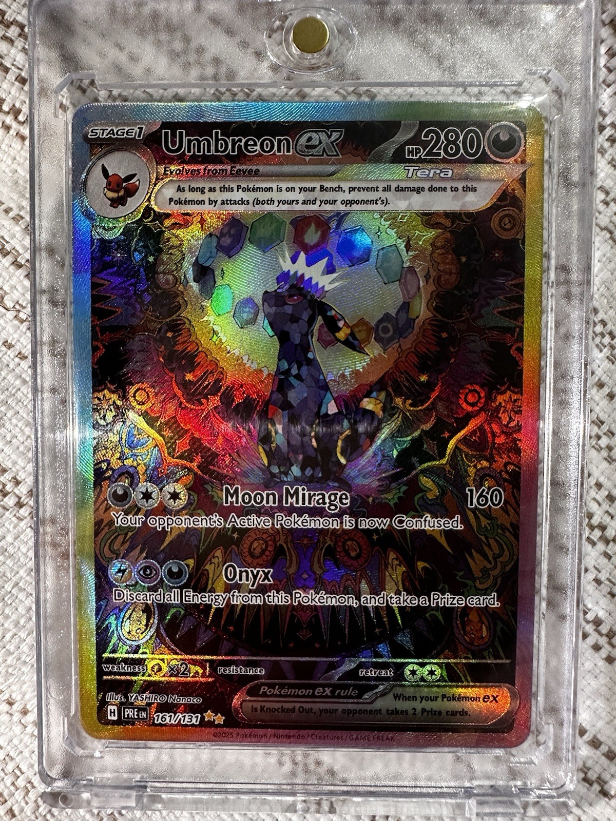 Umbreon ex 161 Current Market Value | Prismatic Evolutions