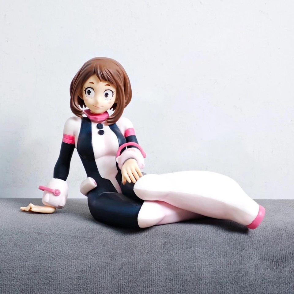 Anime MHA Hero Academia figure Ochaco Sitting pose Action Figure ...