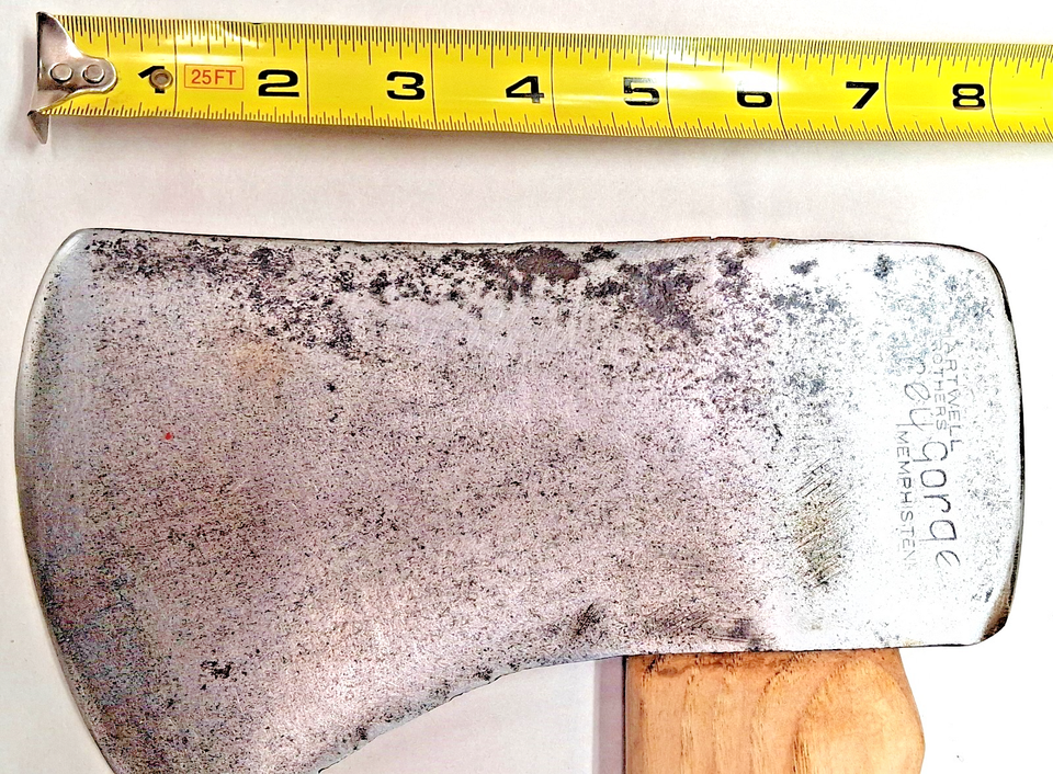 Axe, Vintage GREY GORGE Axe, Made by HARTWELL BROS., Memphis, Tenn, USA ...