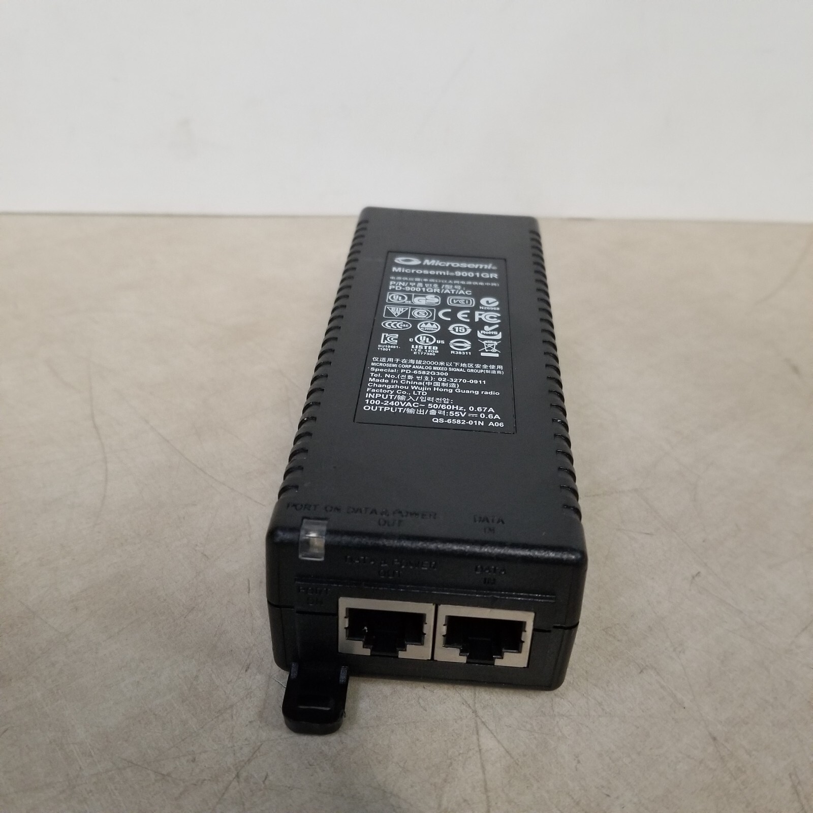 Microsemi PowerDsine PD-9001GR/AT/AC 1-port Gigabit PoE Midspan | eBay