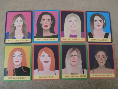 ANISTON, GRANDE, WATSON, JOLIE, PARKER, LOHAN, TRADING CARD, COLLECTOR ...