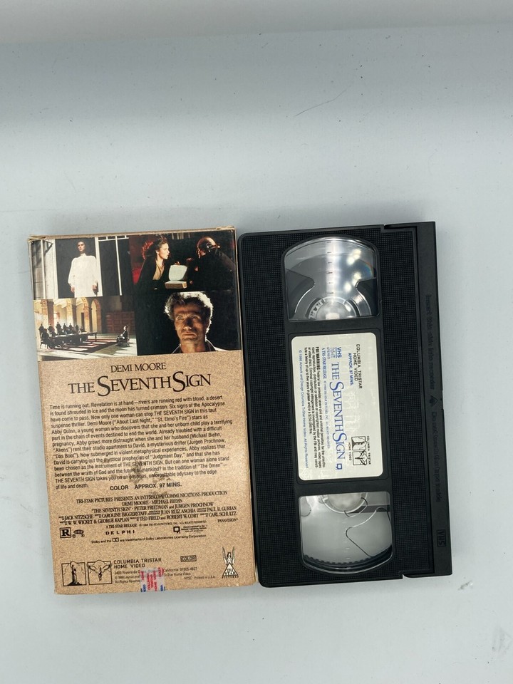 Seventh Sign, The (1988), VHS Movie, Columbia Home Video (1988), D ...