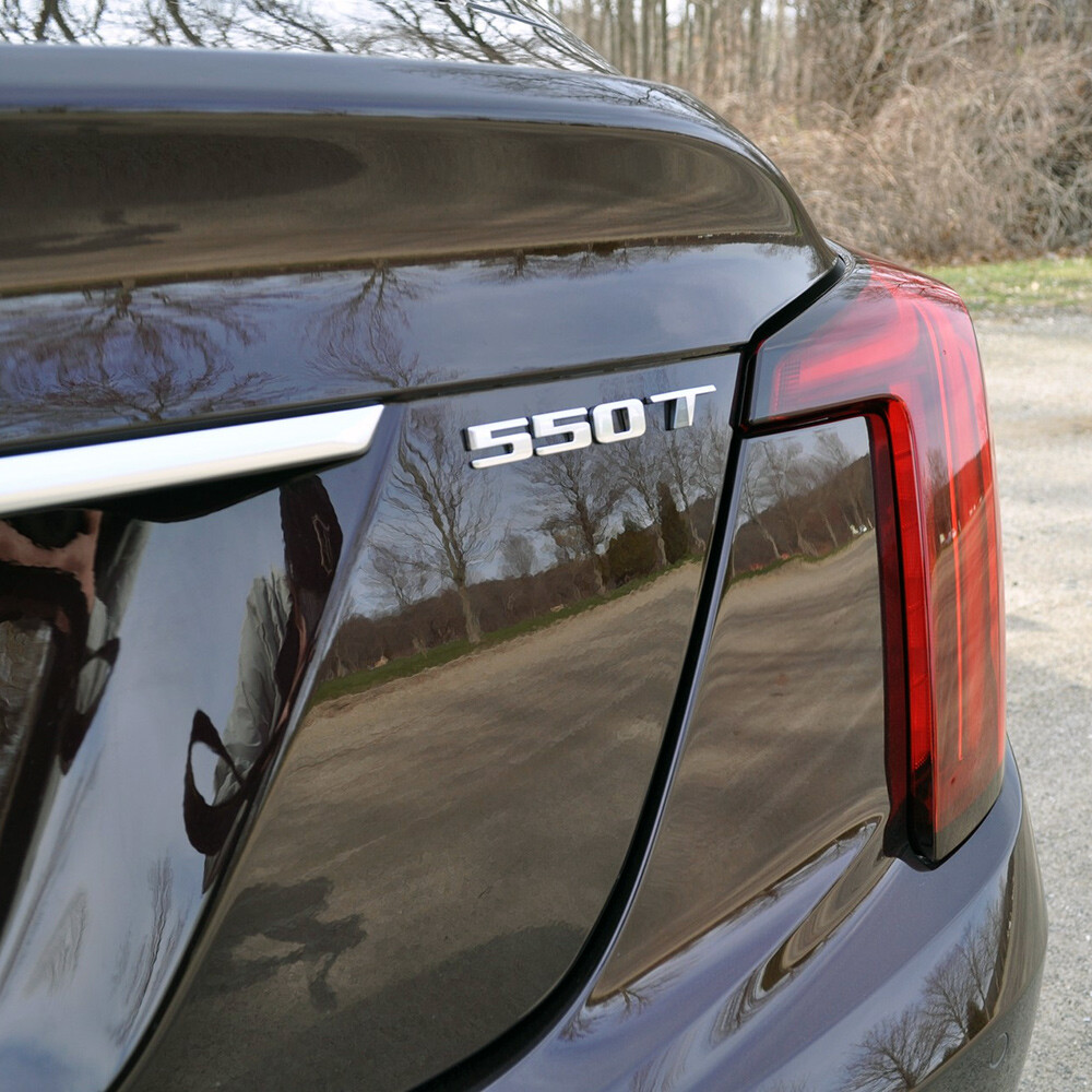 For Cadillac CT4 CT5 XT4 XT5 Rear Turnk 550 T Nameplate Badge Logo ...