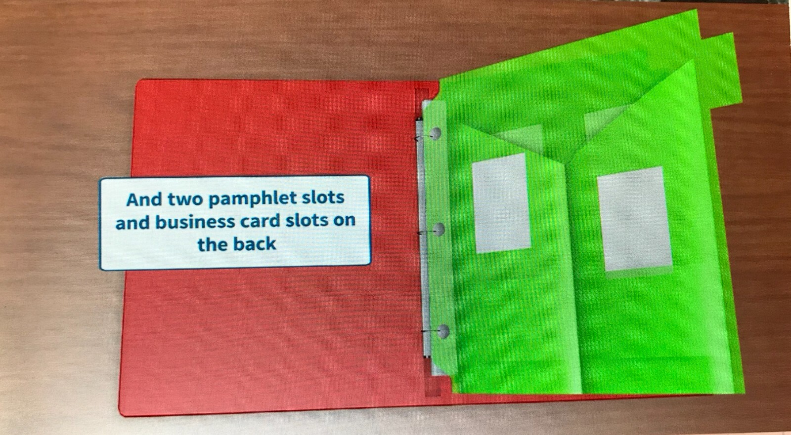 Pamphlet Sleeves Holder Brochure Organizer Business Card Holder for ...